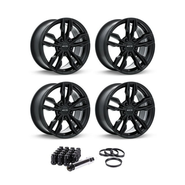 17 Inch Black Rims (Set of 4) for 2013 BMW 335i, RTX 82360-LZ - Walmart.com