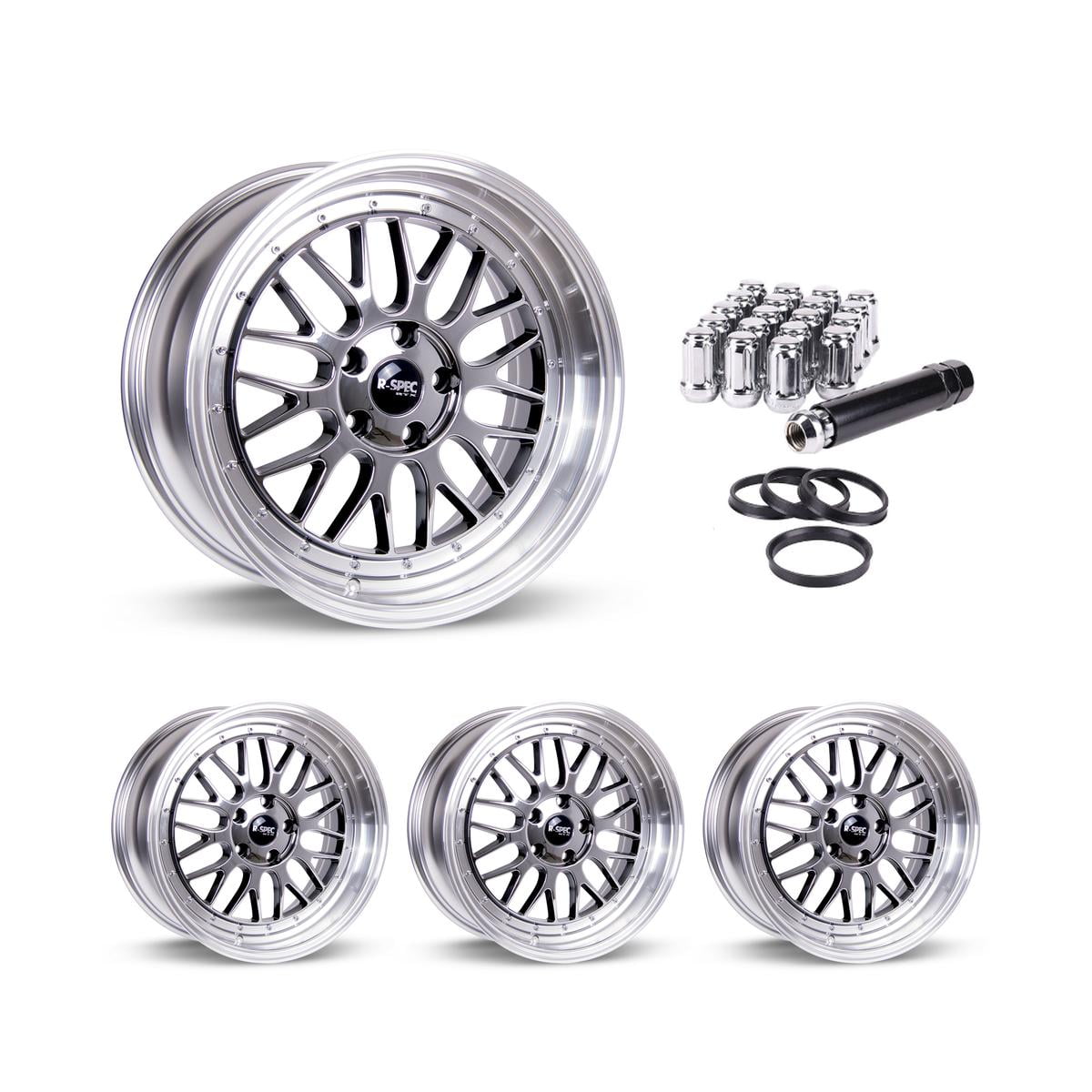 17 Inch Chrome Rims (Set of 4) for 2007-2012 Dodge Caliber, RTX 81513 ...