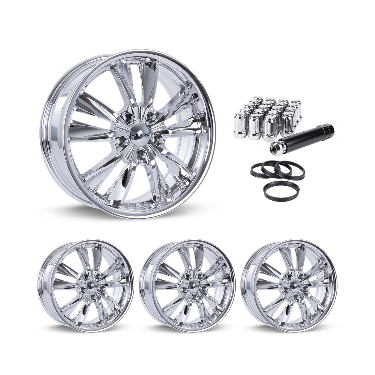 17 Inch Chrome Rims (Set of 4) for 2020-2024 Cadillac CT4, RTX 81367-BM ...
