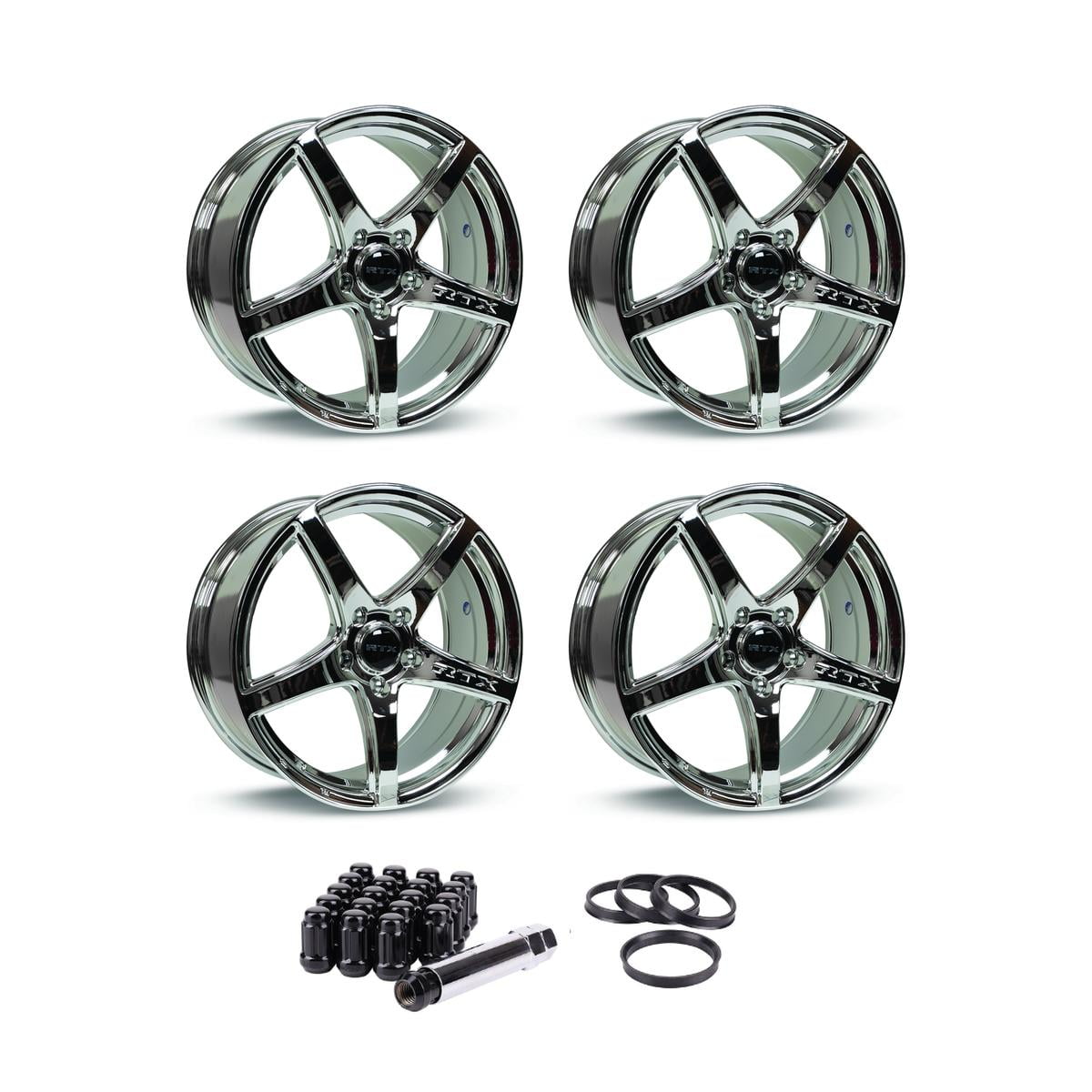 17 Inch Chrome Rims (Set of 4) for 2021-2024 Chevrolet Trailblazer, RTX ...