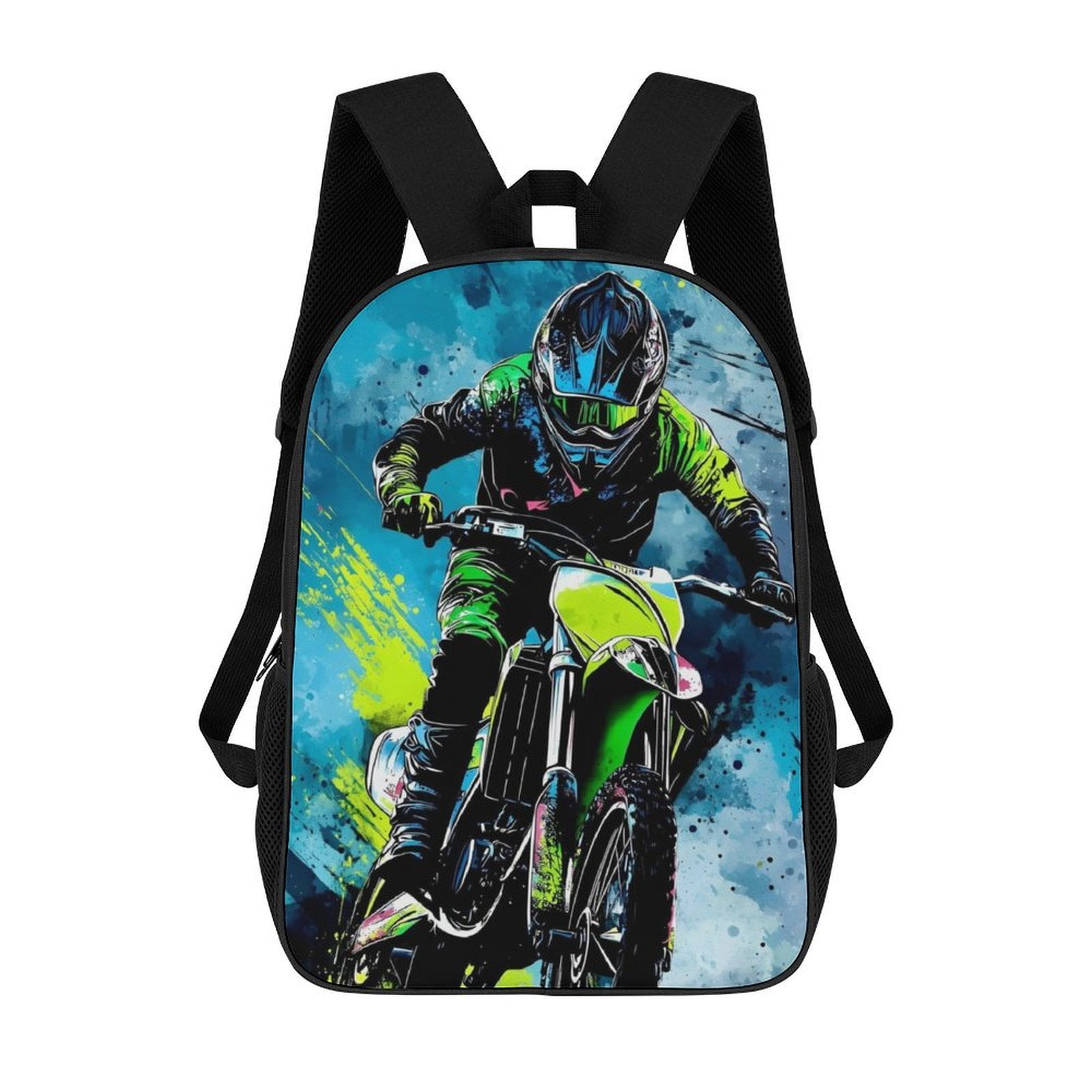 17 Inch Classic Shoulder Bag, Dirt Bike Backpack Travel Motorcycle ...