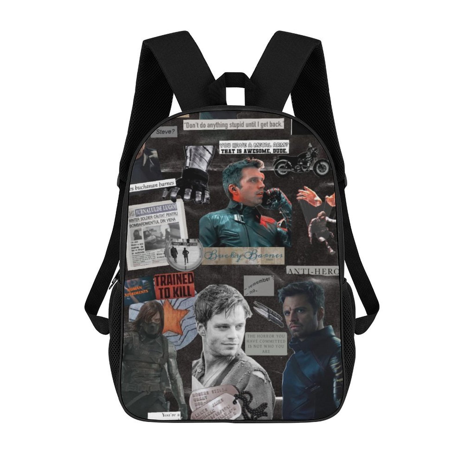 17 Inch Classic Shoulder Bag, Sebastian Stan Bucky Barnes Backpack ...