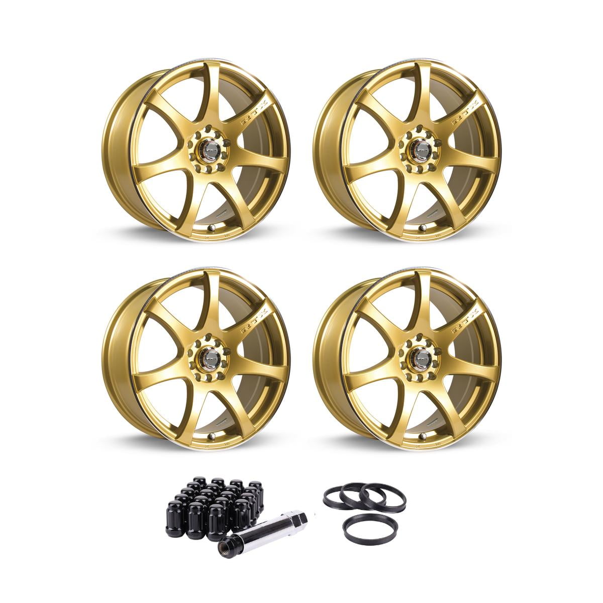 17 Inch Gold Rims (Set of 4) for 2011-2015 Chevrolet Volt, RTX 81131-CK ...