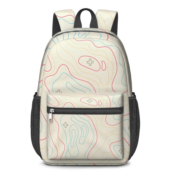17 Inch Lightweight Backpack,PVC Waterproof Oxford Fabric ...