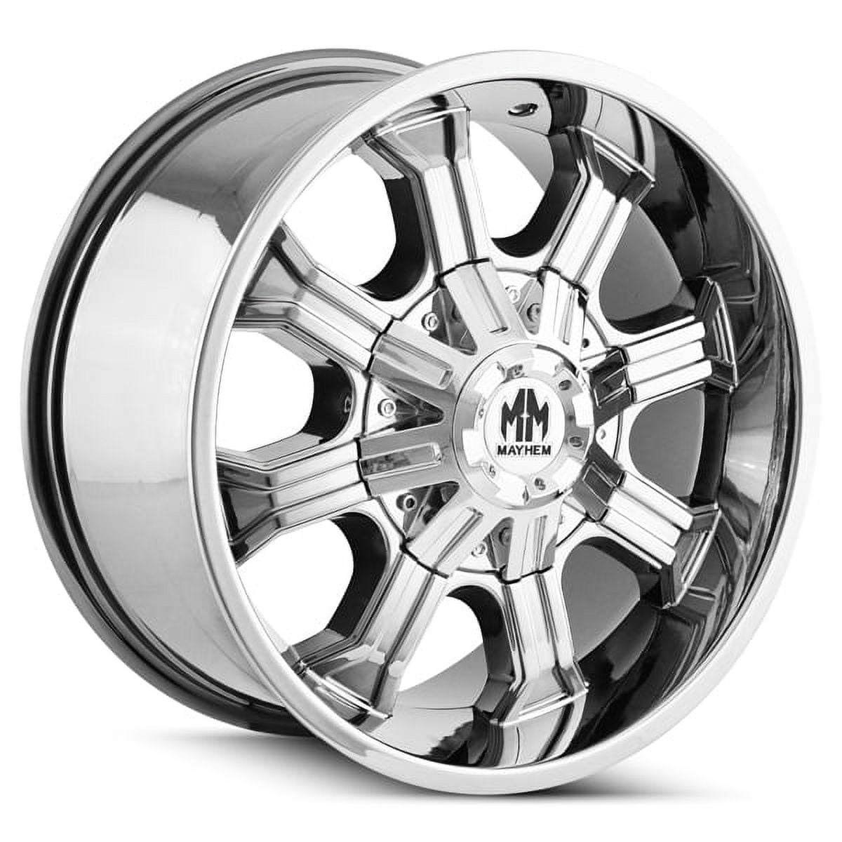 Mayhem 8102-7937P2D12 6-135, 6-139.7 PCD Beast Chrome Wheel - Walmart.com