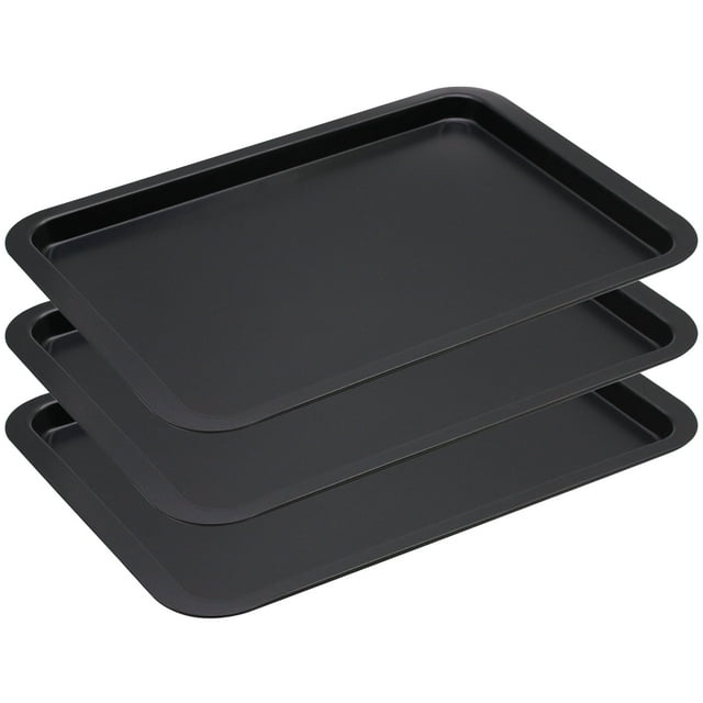 17-Inch Nonstick Bakeware Baking Sheets & Cookie Trays, 3-Pack PFOA ...