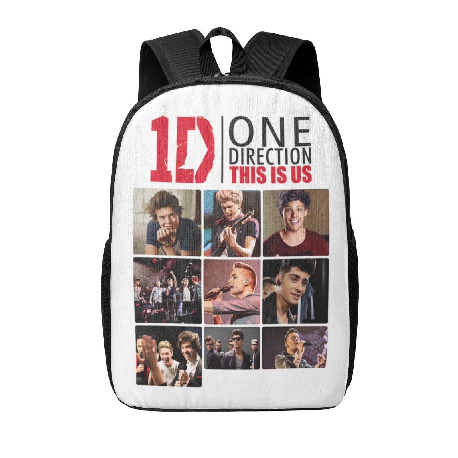 17 Inch One Direction Backpack Bookbag Large Capacity Shoulder Bags ...