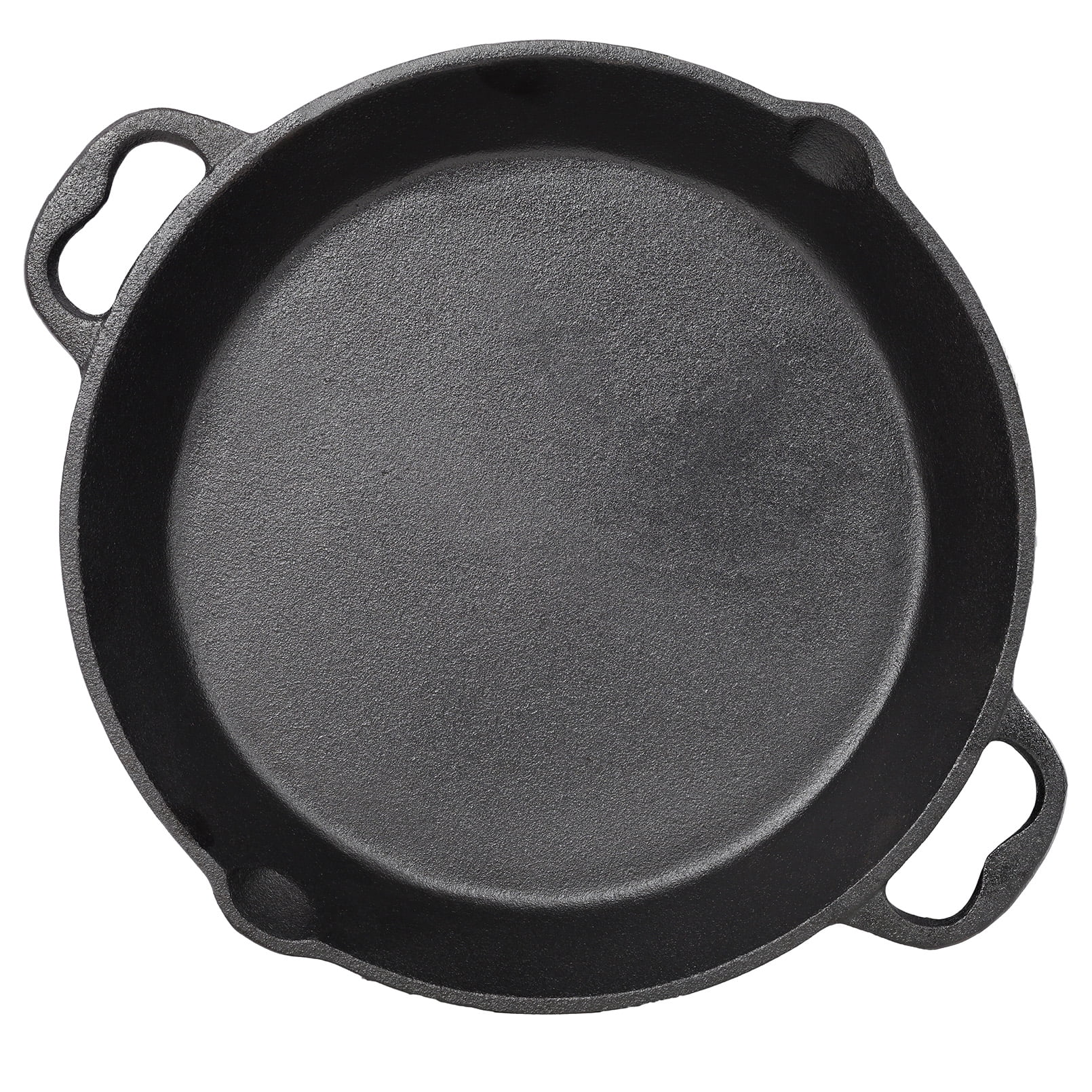 17-Inch Pre-Seasoned Cast Iron Skillet with Dual Assist Handles ...