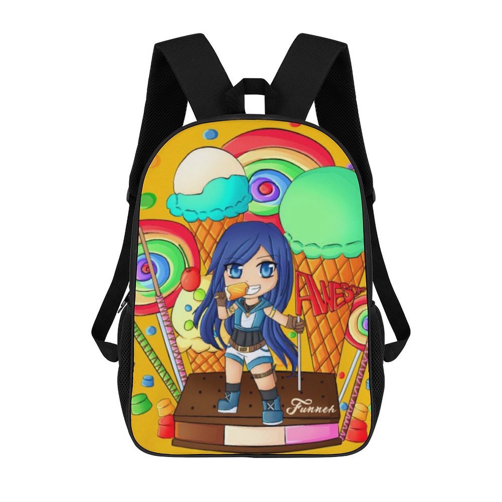 17 Inch Shoulder Backpack Itsfunneh Backpacks For Men Women Book Bag ...