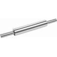 17-Inch Stainless Steel Rolling Pin for Baking - Heavy Duty Metal Dough ...