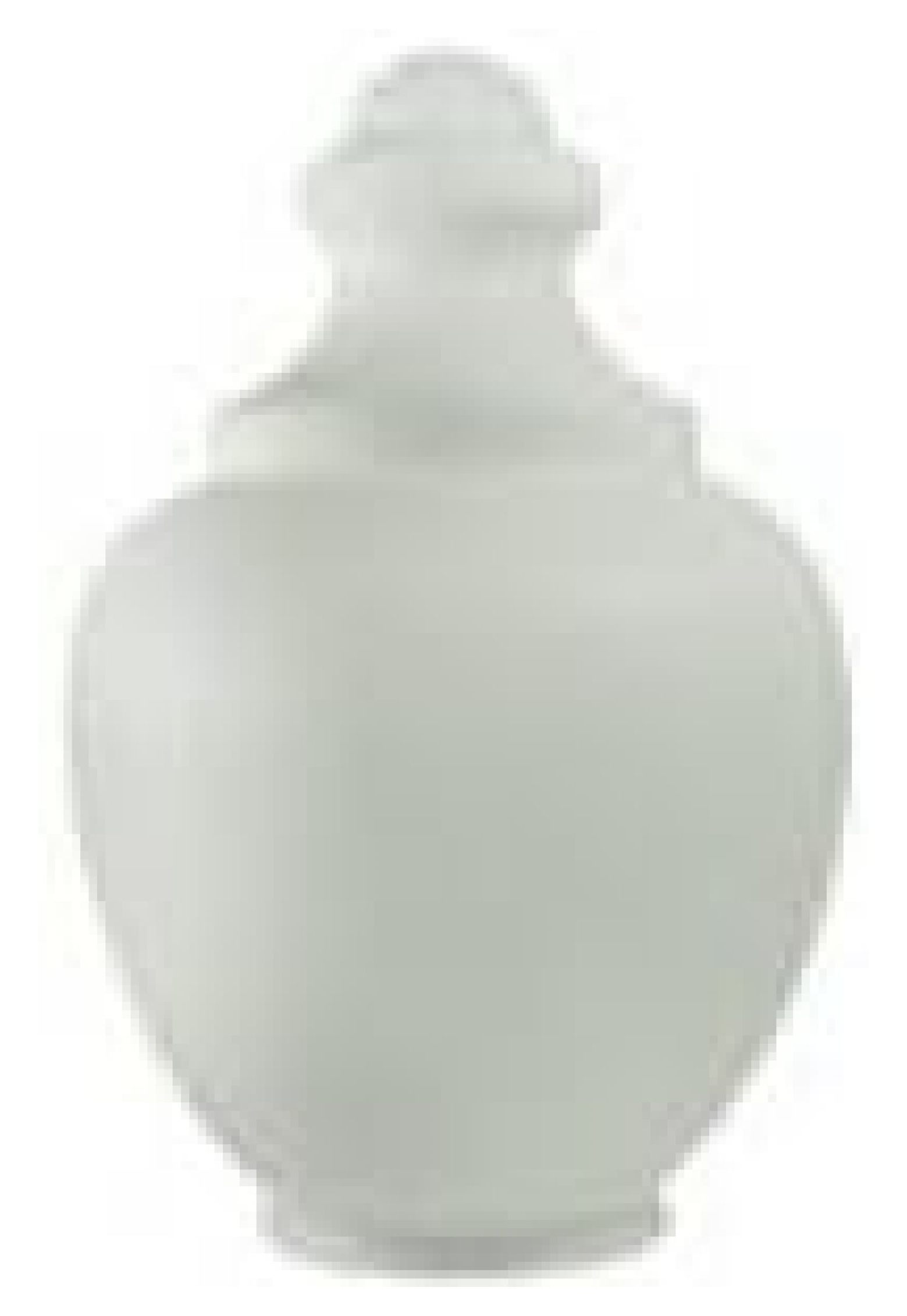 17 Inch White Polyethylene Macho Acorn Lamp Post Globe with 6 Inch Neck ...