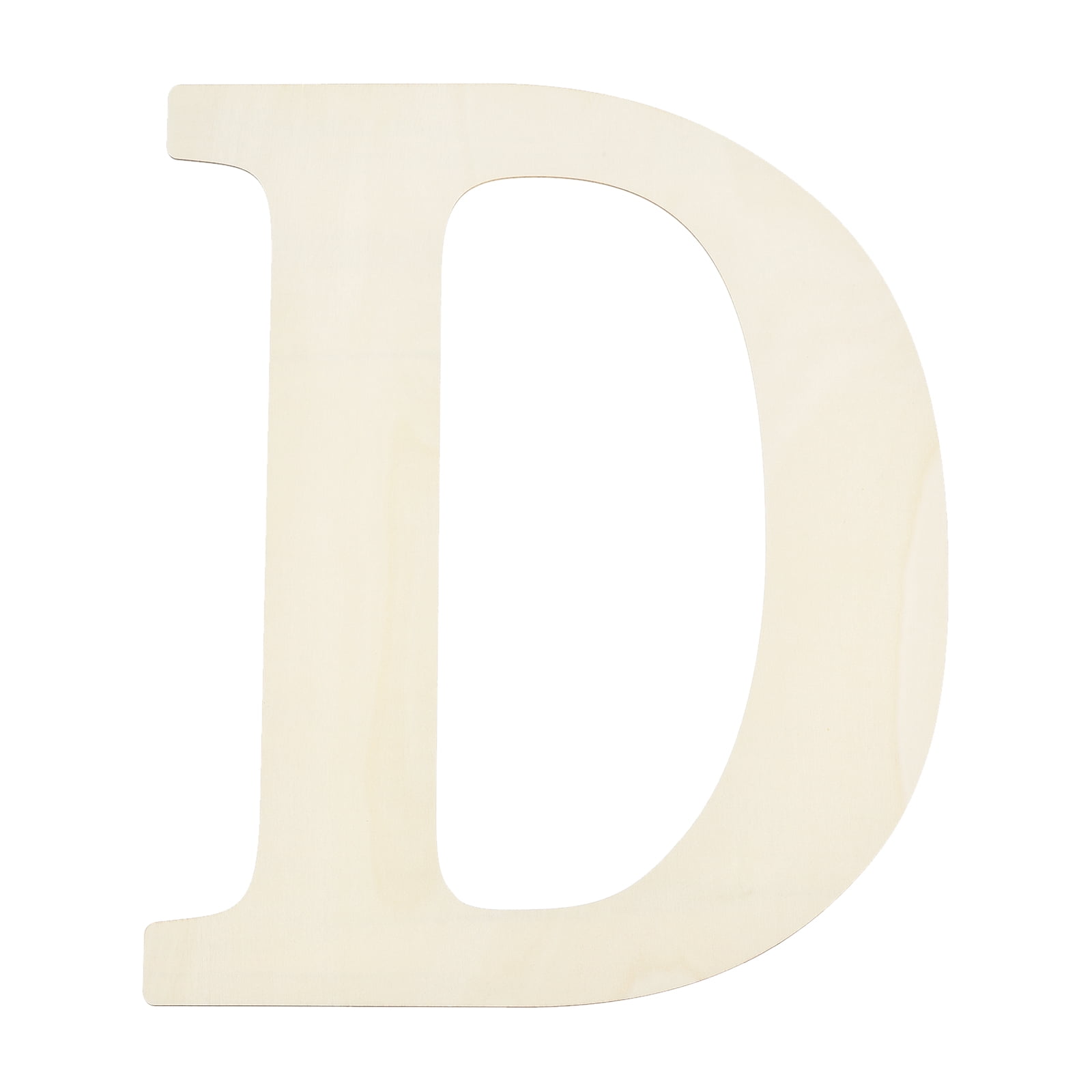 17 Inch Wooden Letter,Large Blank Unfinished Wooden Alphabet Letters ...