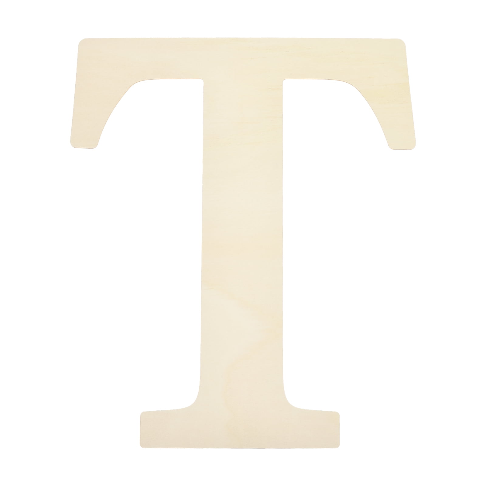 17 Inch Wooden Letter,Large Blank Unfinished Wooden Alphabet Letters ...