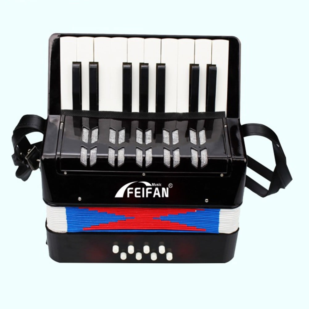 17 Key 8 Bass Accordion Mini Piano Keyboards Beginners Kids Educational ...