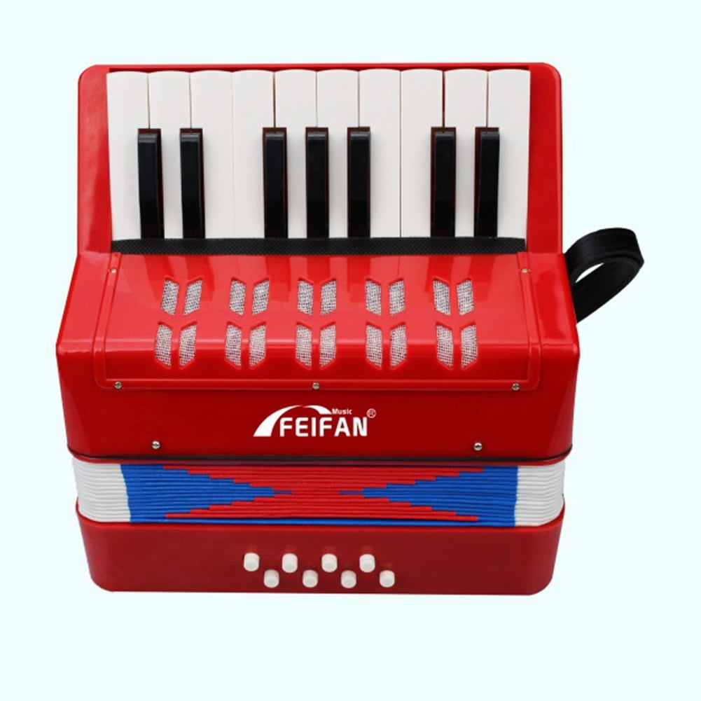 17 Key 8 Bass Accordion Mini Piano Keyboards Beginners Kids Educational ...