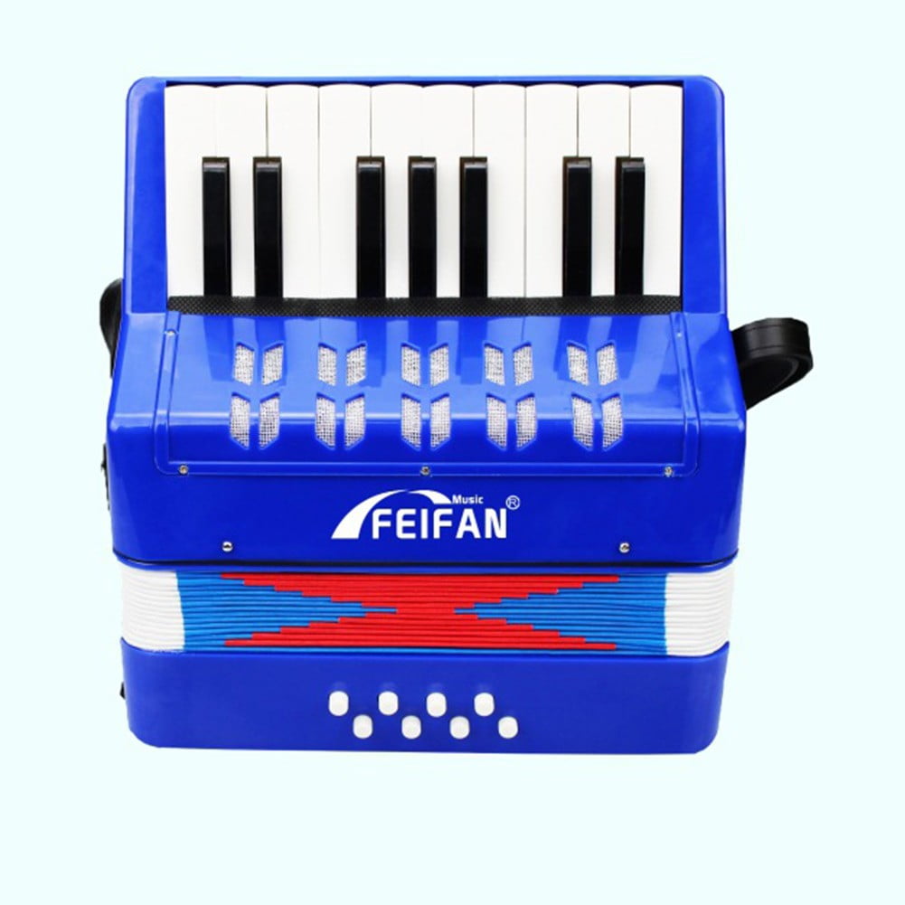 17 Key 8 Bass Accordion Mini Piano Keyboards Beginners Kids Educational ...
