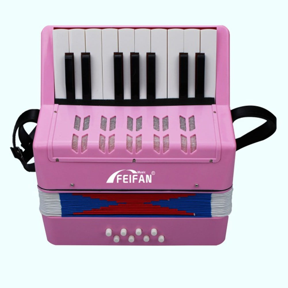 17 Key 8 Bass Accordion Mini Piano Keyboards Beginners Kids Educational ...