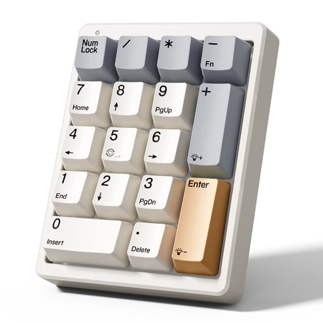 17 Keys Type C Wired Number Pad Mechanical Numeric Keypad Numpad ...