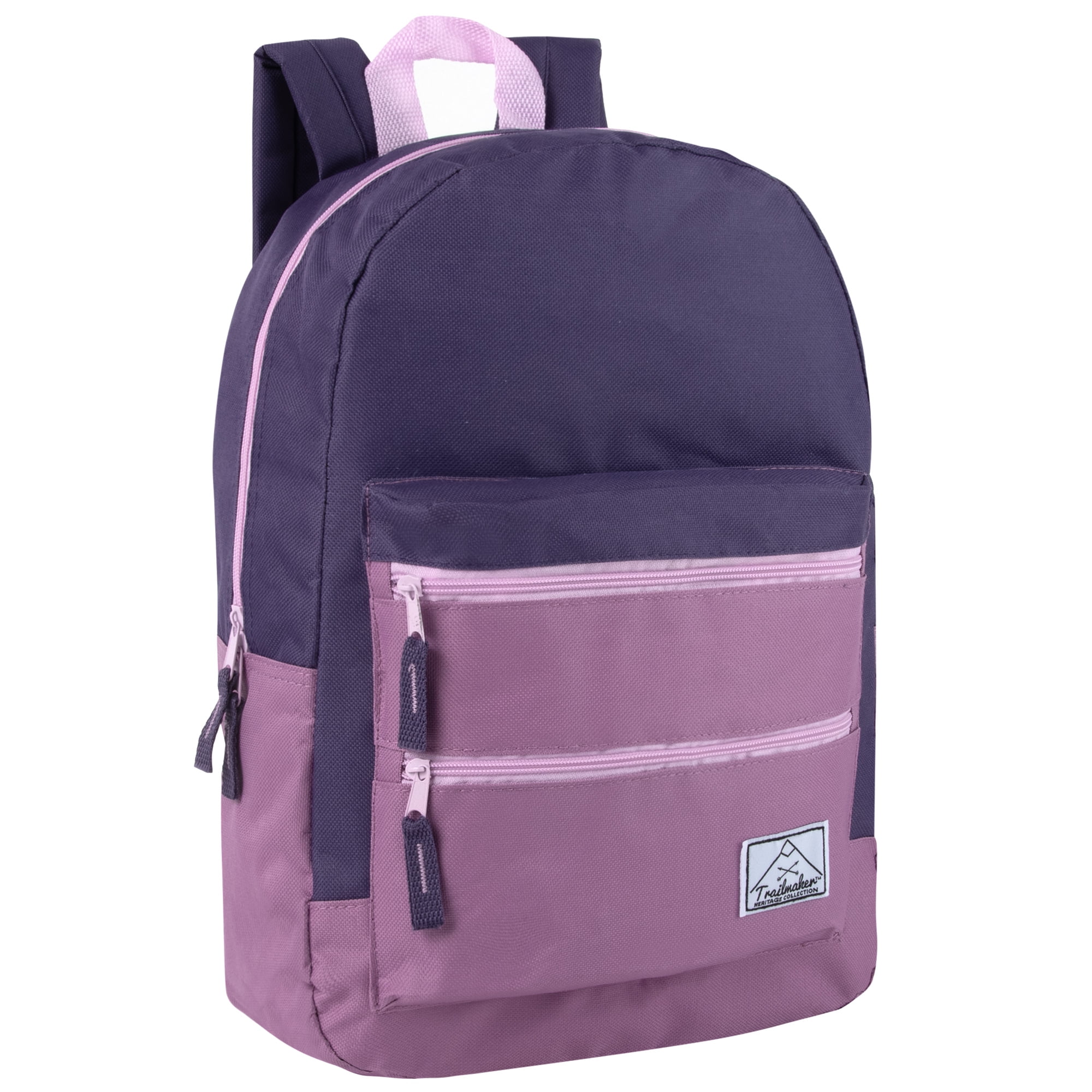 Trail Maker 17”L Backpack with Multiple Pockets, Dual Zipper, 2 Front ...