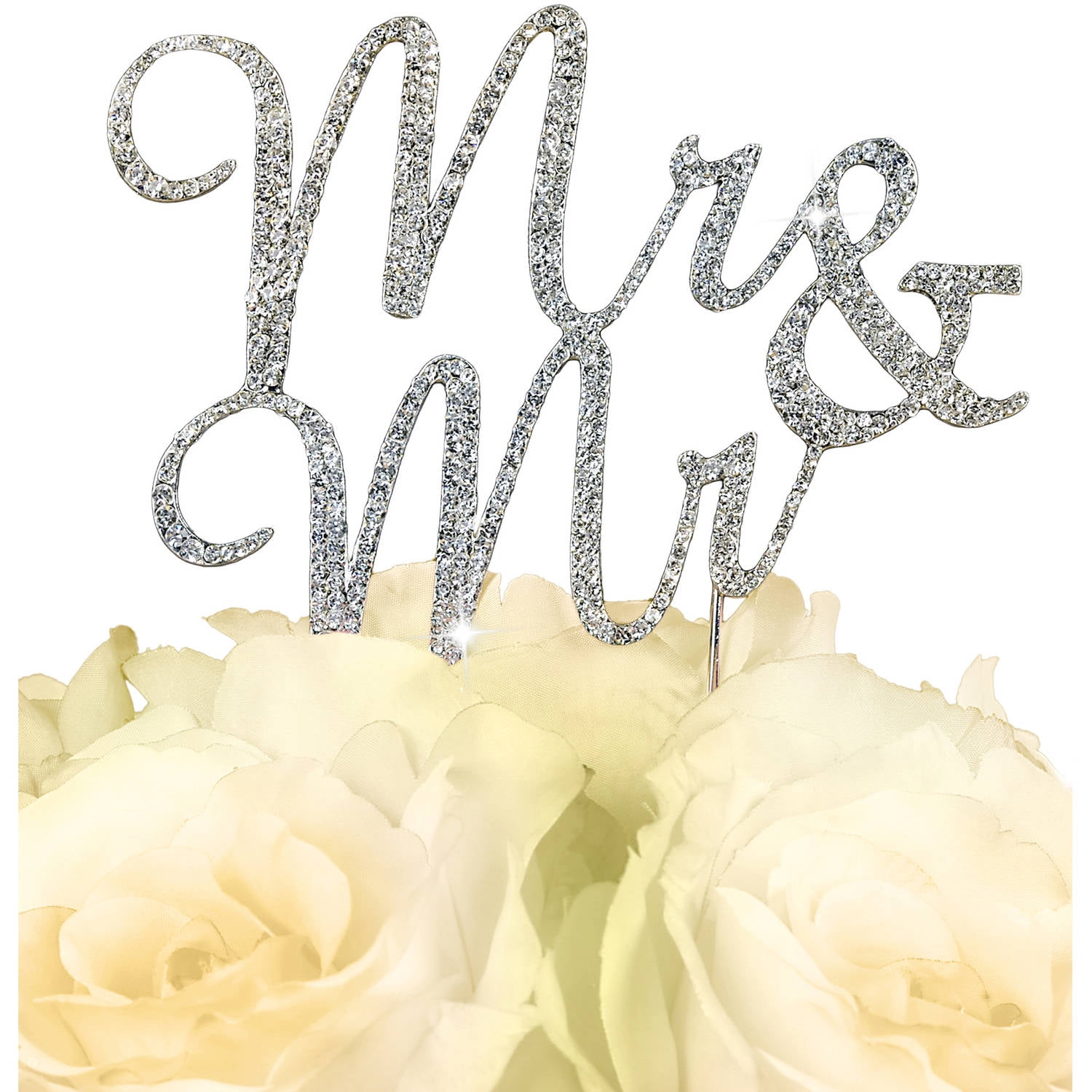 17 Main Sparkling Collection Mr and Mr Cake Topper - Walmart.com