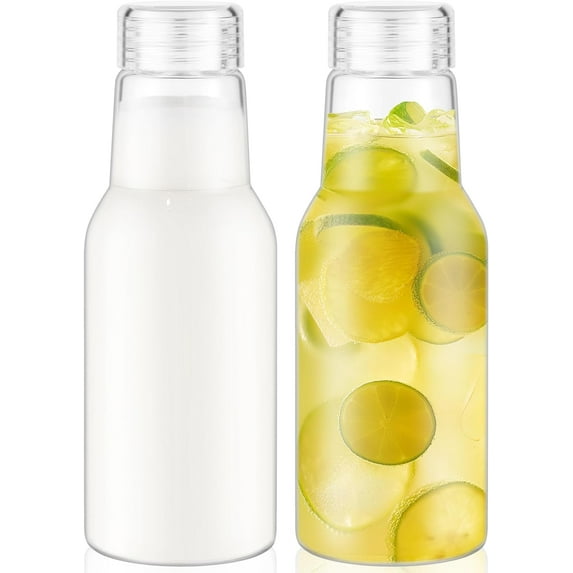 17 Oz Glass Juice Bottles with , Glass Bottles, , Borosilicate Glass ...