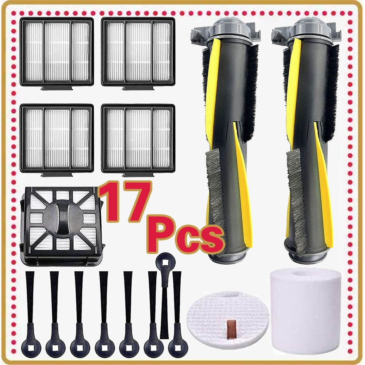 17 PCS Accessories Kit for Shark V1001AE, For Shark AV911S EZ, RV1000 1010AE 1001 1000C 1000S ...