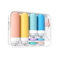 17 Pack Silicone Travel Bottles Set, TSA Approved Toiletry Containers ...