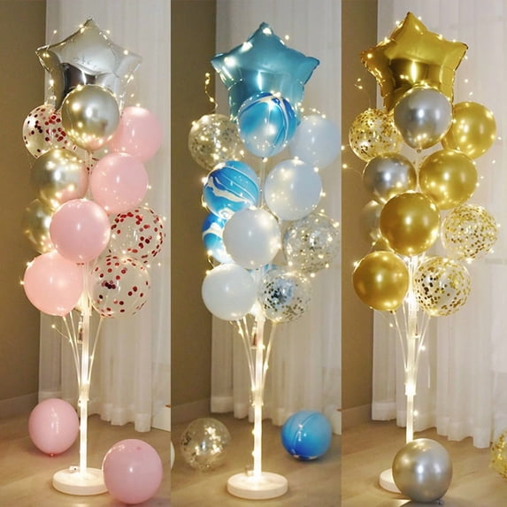 17-Piece Illuminated Balloon Decoration Set for Birthday Parties - 15 ...