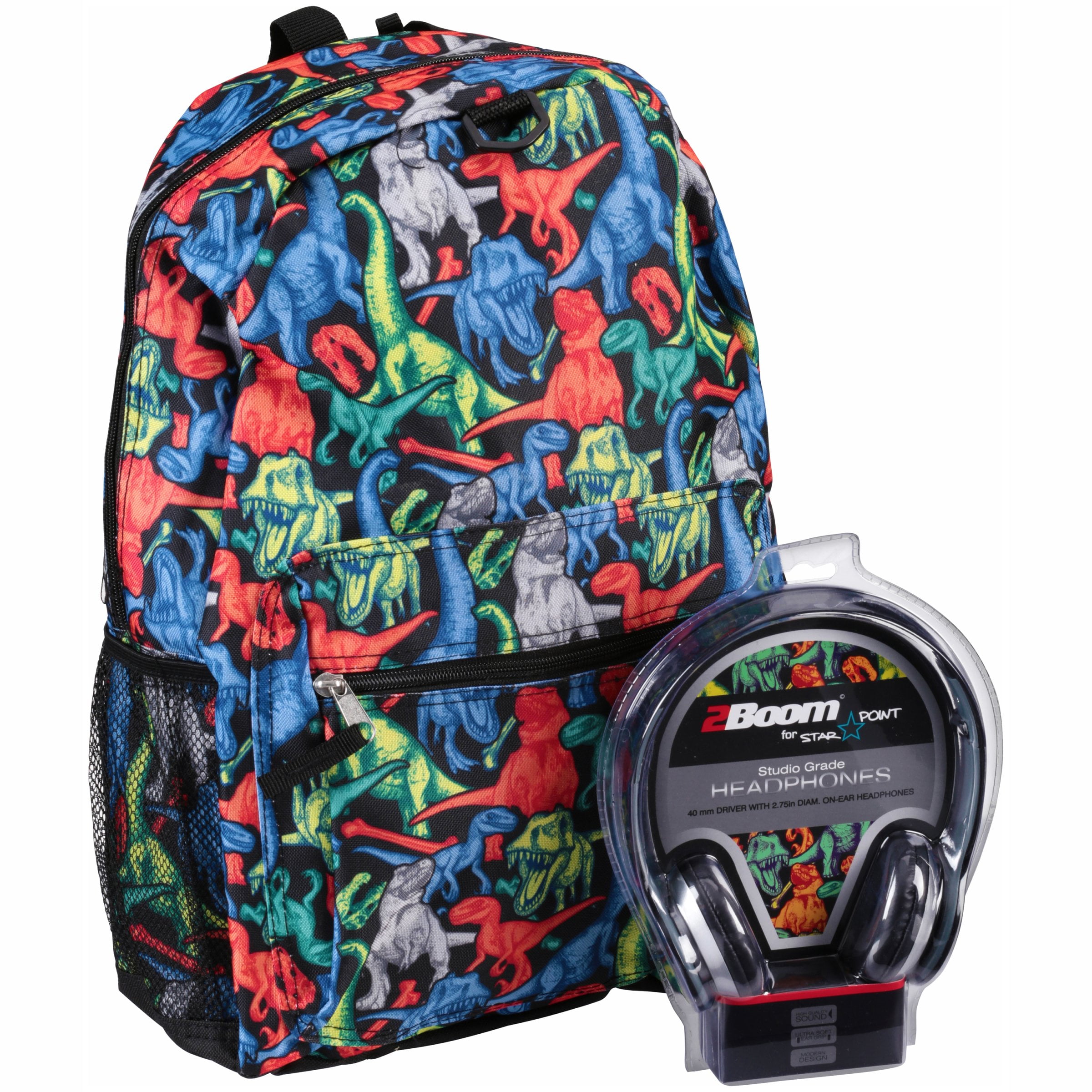 17" Printed Backpack with Headphones - Walmart.com