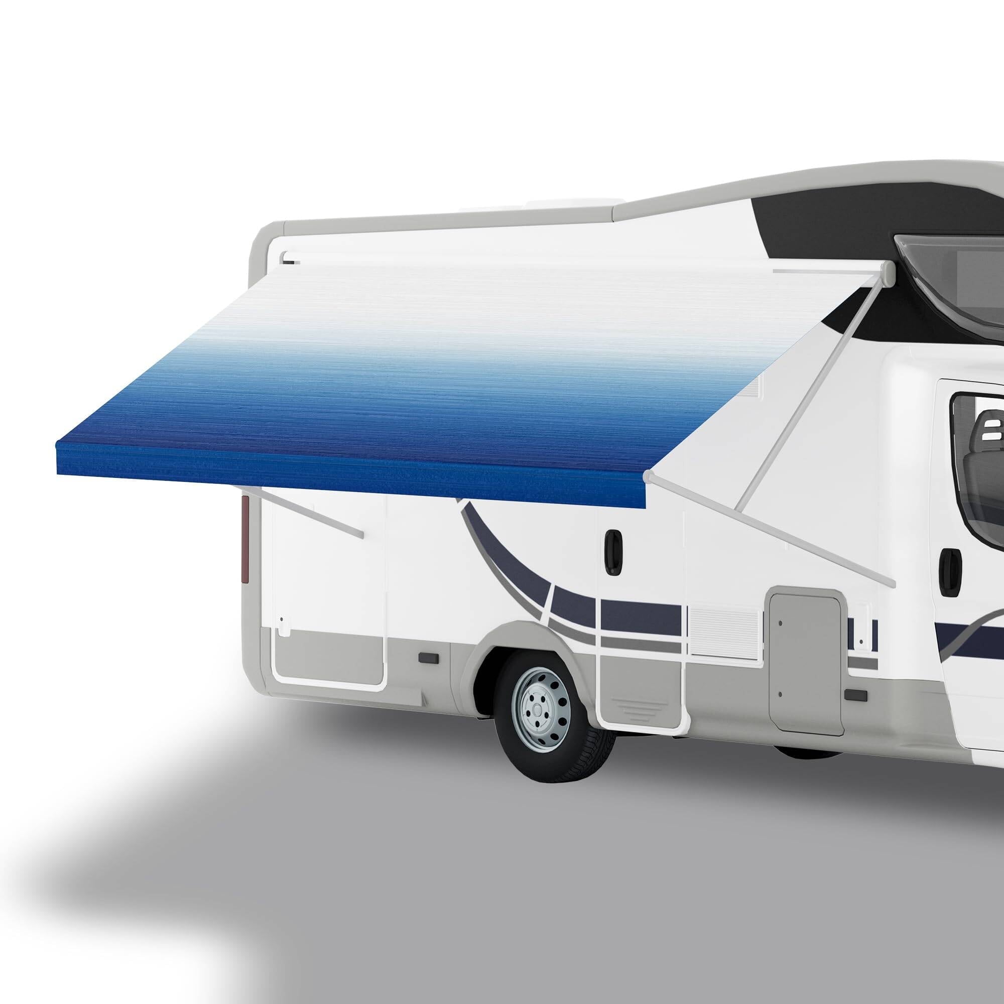 17' RV Awning Fabric Replacement, Heavy Duty 16.2oz Weatherproof Vinyl ...