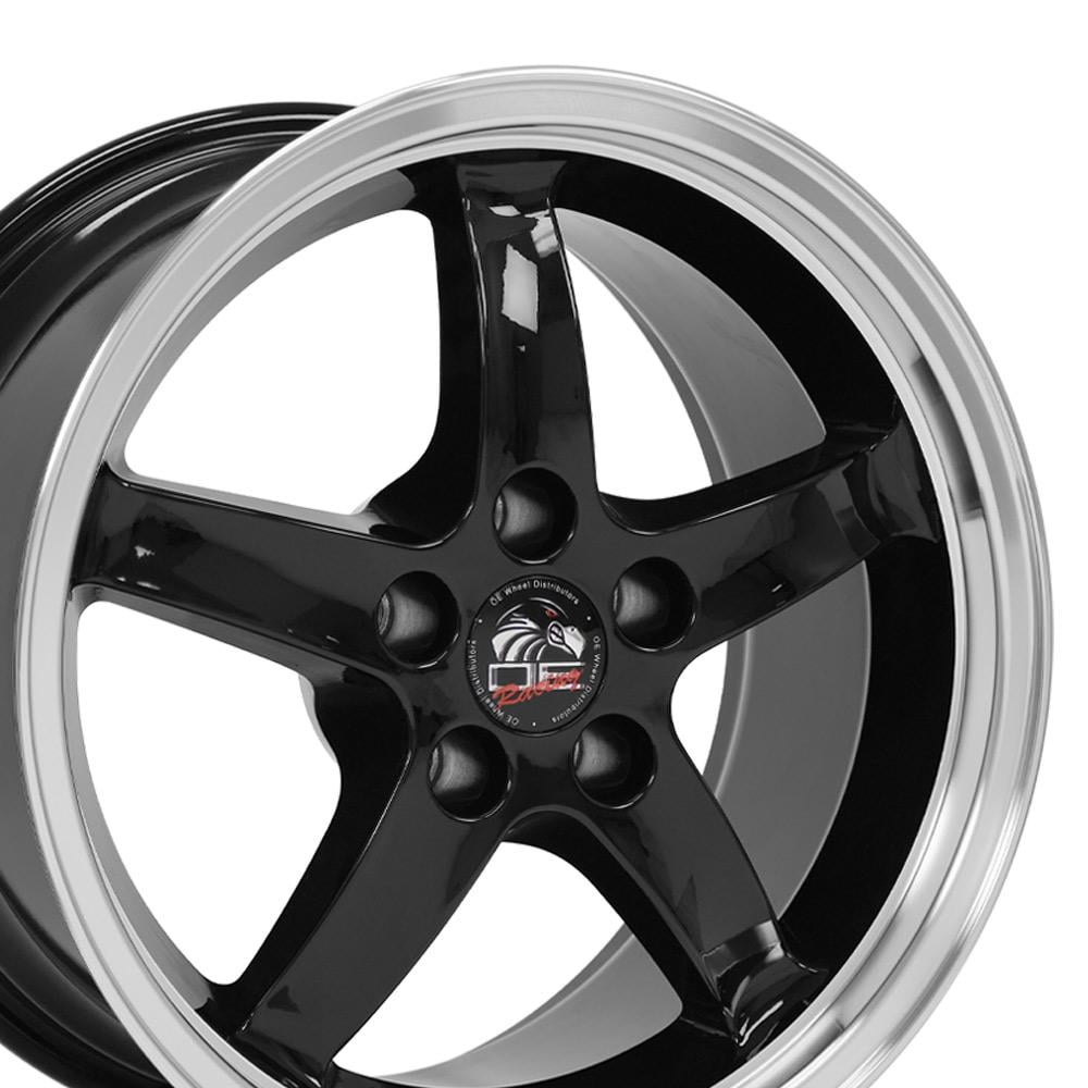OE Wheels FR04B 17 Inch Rim Fits Mustang Cobra R Style 5x114.3 17x9 ...