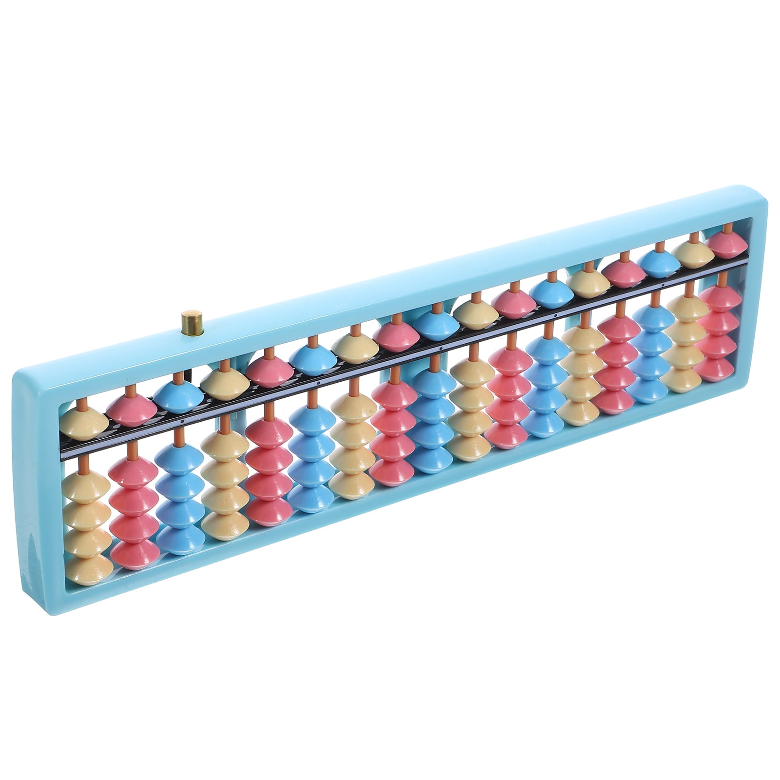 Sky-blue 17 Column Rods ABS Abacus Calculator for Counting and ...