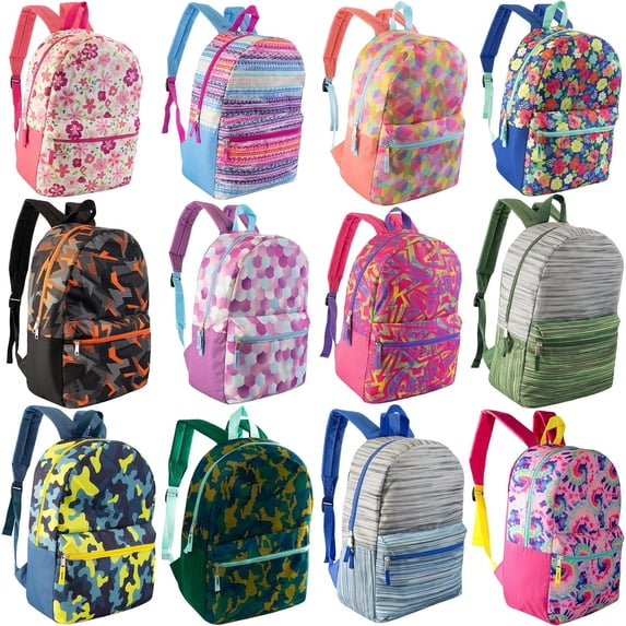 17" School Backpacks for - Backpacks in Bulk for Elementary, Middle ...