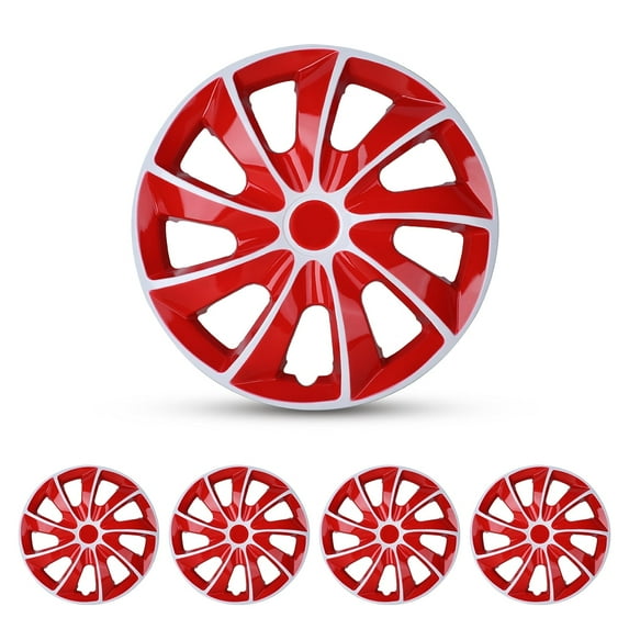 17" Set Of 4 Universal Wheel Covers Snap On Hubcaps Full Hub Caps fit ...