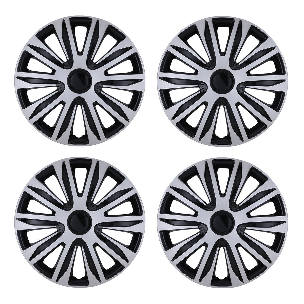 Unbranded, 4 Pack 17 Inch Wheel Covers, Universal Fit, Snap-On Hubcaps ...