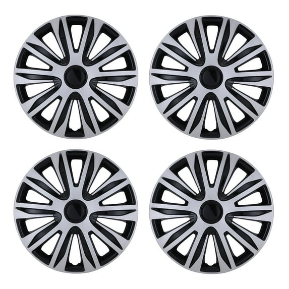 Unbranded, 4 Pack 17 Inch Wheel Covers, Universal Fit, Snap-On Hubcaps ...