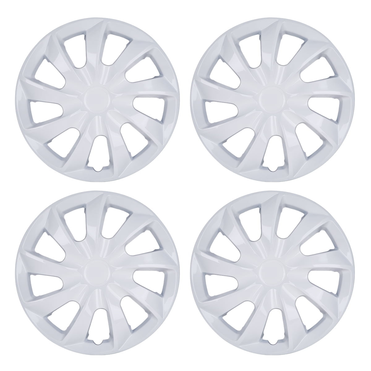 17" Set Of 4 Universal Wheel Rim Covers & Hub Caps ABS&PC Material ...