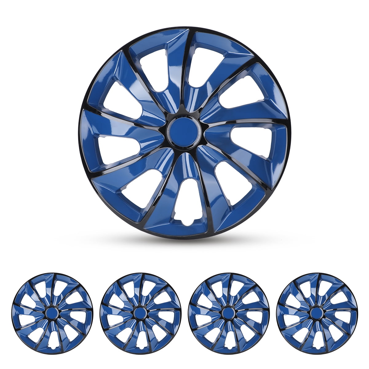 17" Set Of 4 Wheel Covers Snap On Hubcaps Full Hub Caps fit R17 Tire ...