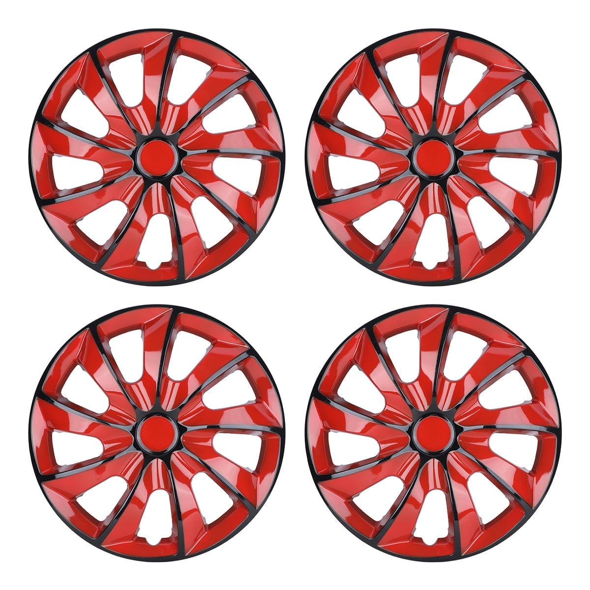 17" Set of 4 Wheel Covers Snap on Hubcaps Full Hub Caps Fit R17 Tire ...