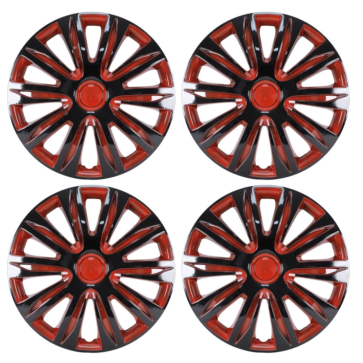 17" Set Of 4 Wheel Covers Snap On Hubcaps Full Hub Caps fit R17 Tire ...
