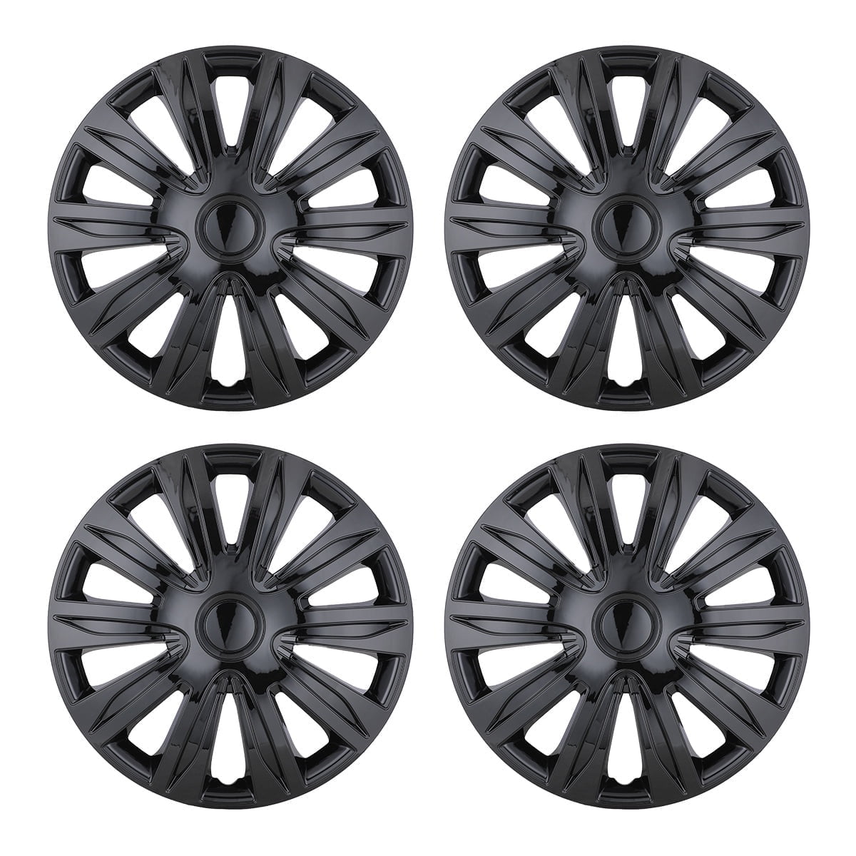 17" Set of 4 Wheel Covers Snap on Hubcaps Full Hub Caps Fit R17 Tire ...