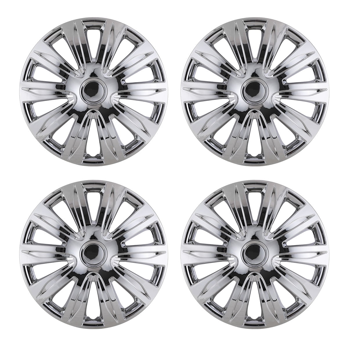 17" Set Of 4 Wheel Covers Snap On Hubcaps Full Hub Caps fit R17 Tire ...