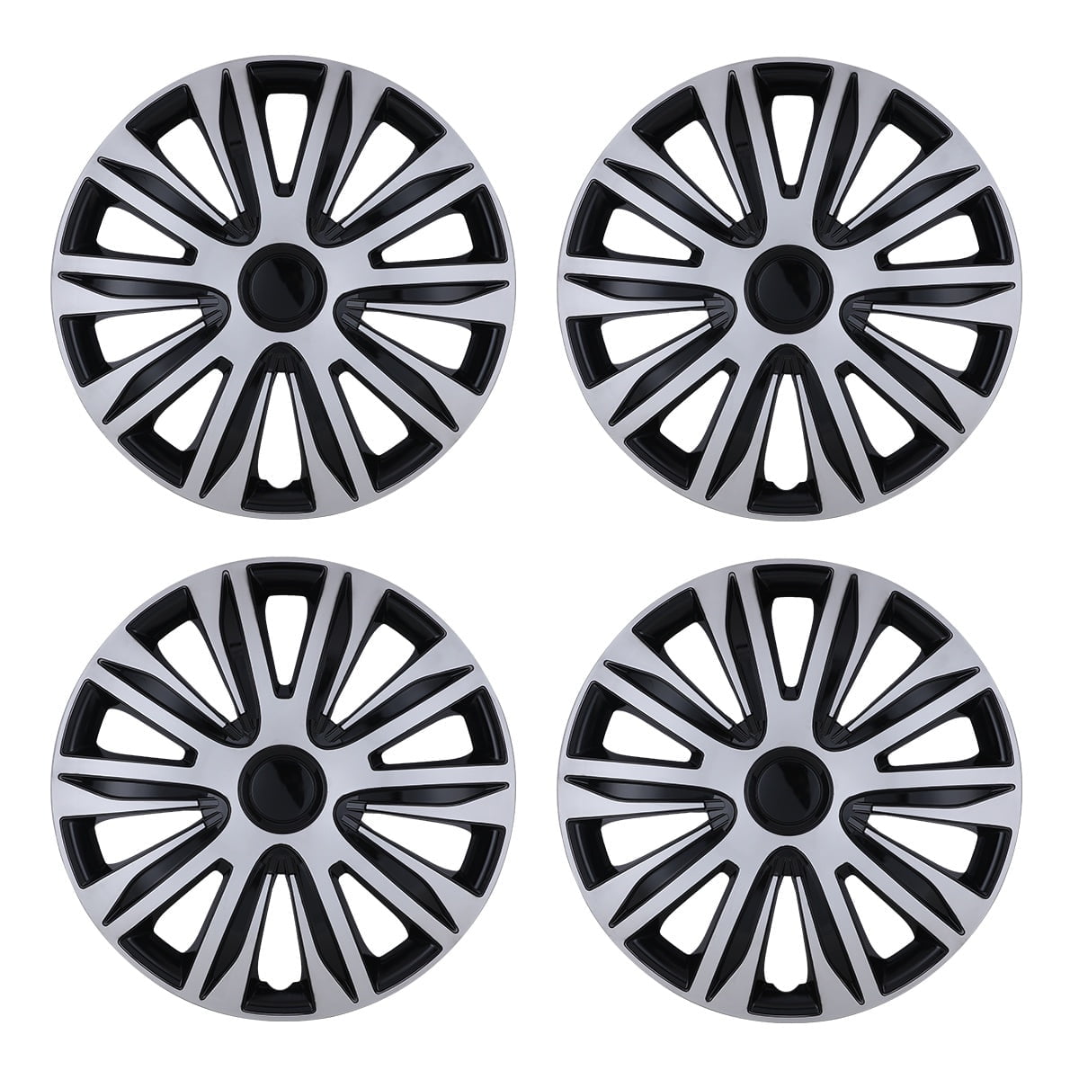 17" Set Of 4 Wheel Covers Snap On Hubcaps Full Hub Caps fit R17 Tire ...