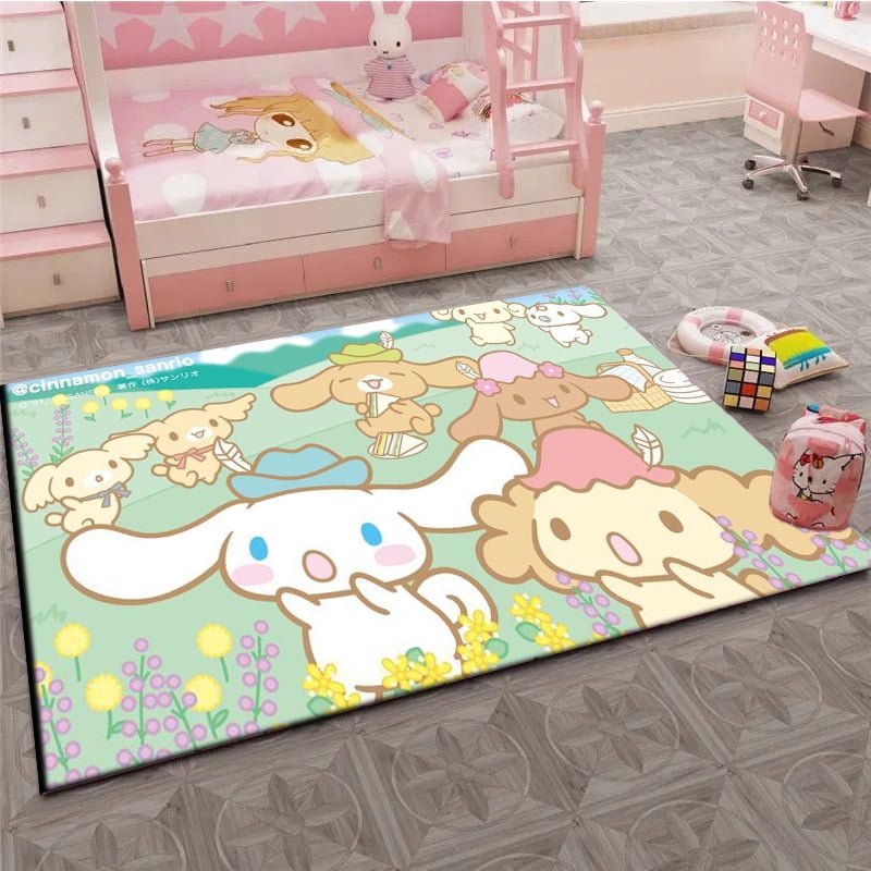 17 Sizes Sanrio Cinnamoroll Kawaii Printing Rug Carpet For Living Room ...