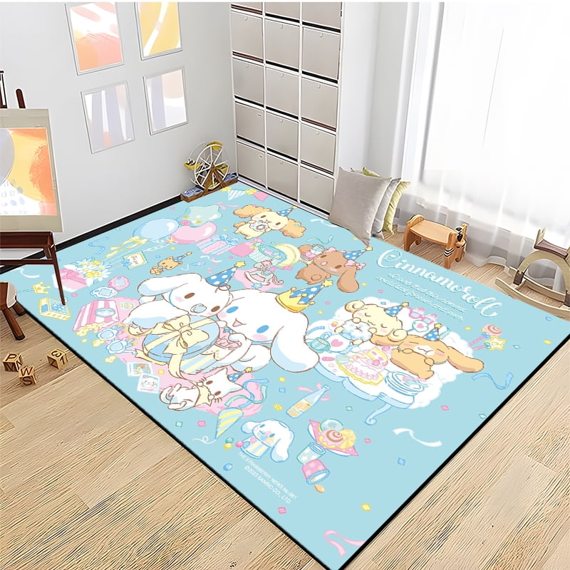 17 Sizes Sanrio Cinnamoroll Kawaii Printing Rug Carpet For Living Room ...