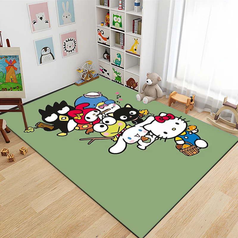 17 Styles Sanrio Hello Kitty Area Rug Carpet for Bedroom Living Room ...