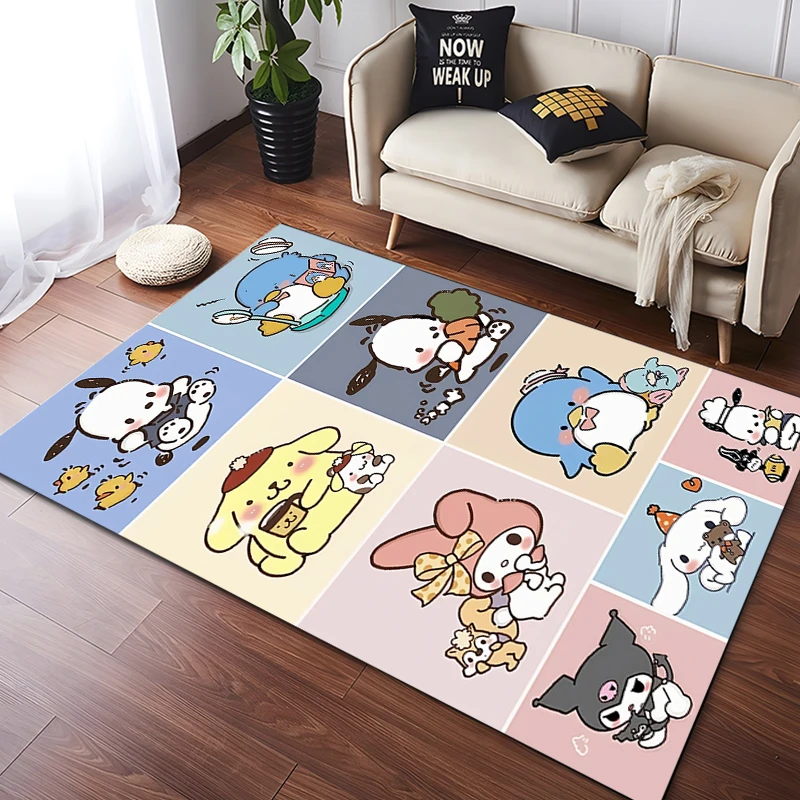 17 Styles Sanrio Hello Kitty Area Rug Carpet for Bedroom Living Room ...