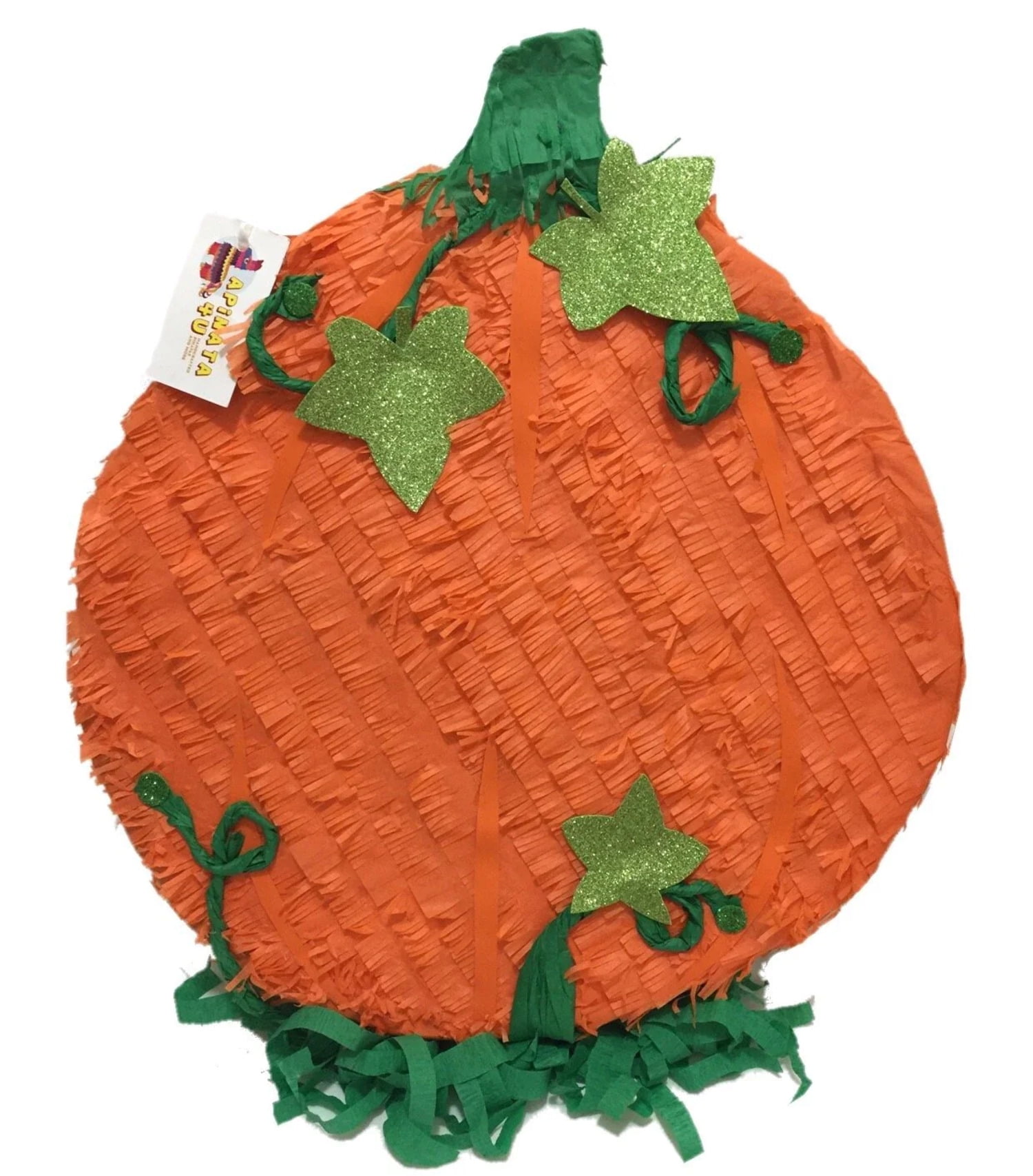 17" Tall Fall Theme Pumpkin Pinata Orance Color Great for Gender Reveal ...