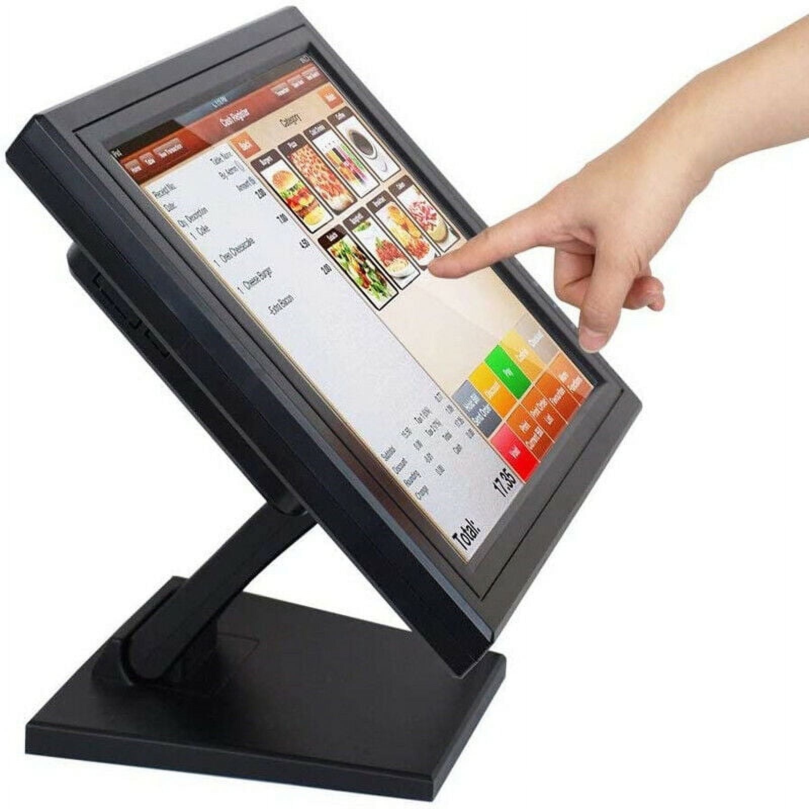 17" Touch Screen Led Monitor For Bar Touch Screen Monitor POS USB LCD ...