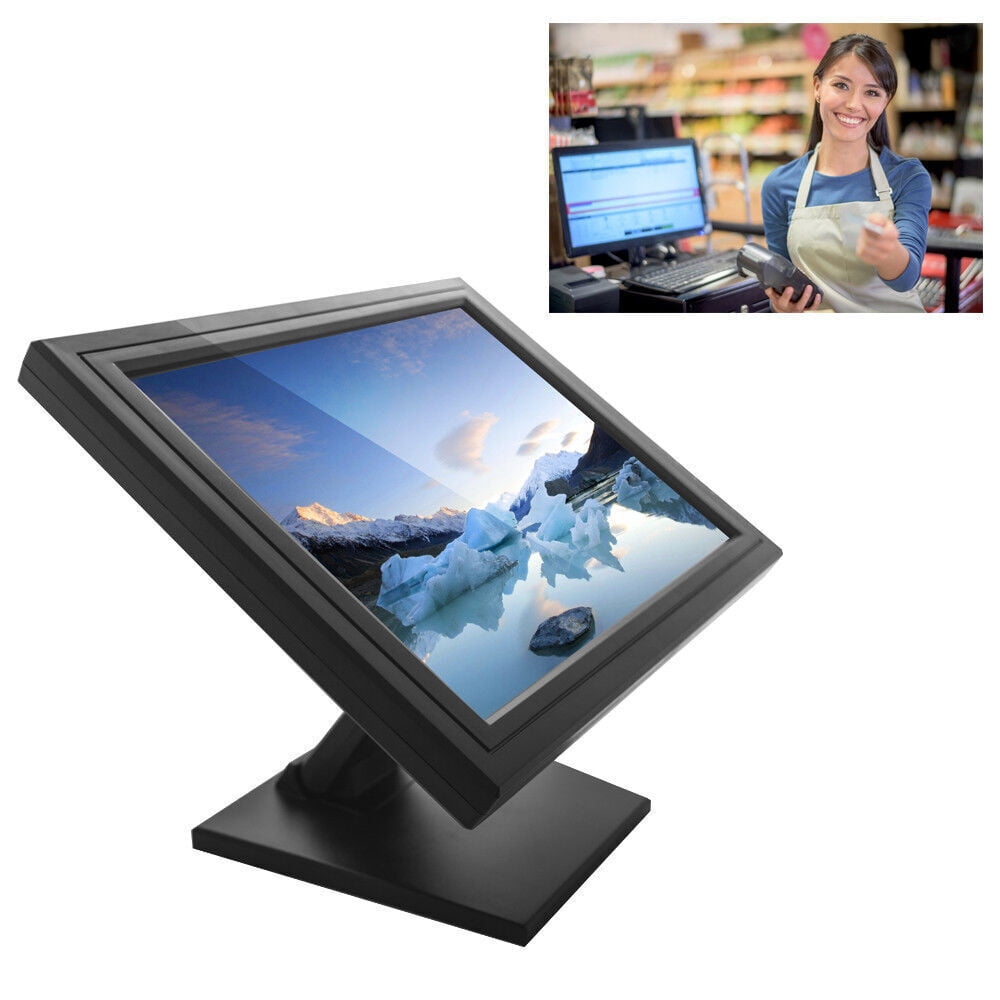 17" Touch Screen POS LCD Fit Monitor Retail Kiosk Restaurant Bar ...